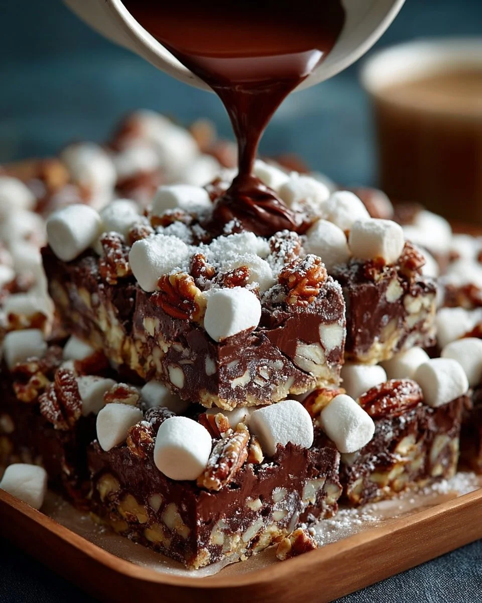 Chocolate Marshmallow Bars