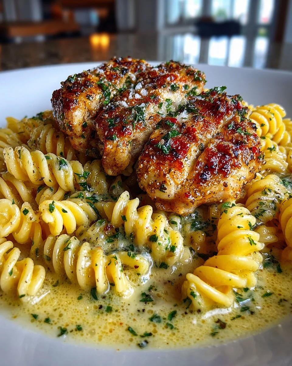 Creamy Garlic Parmesan Chicken Pasta