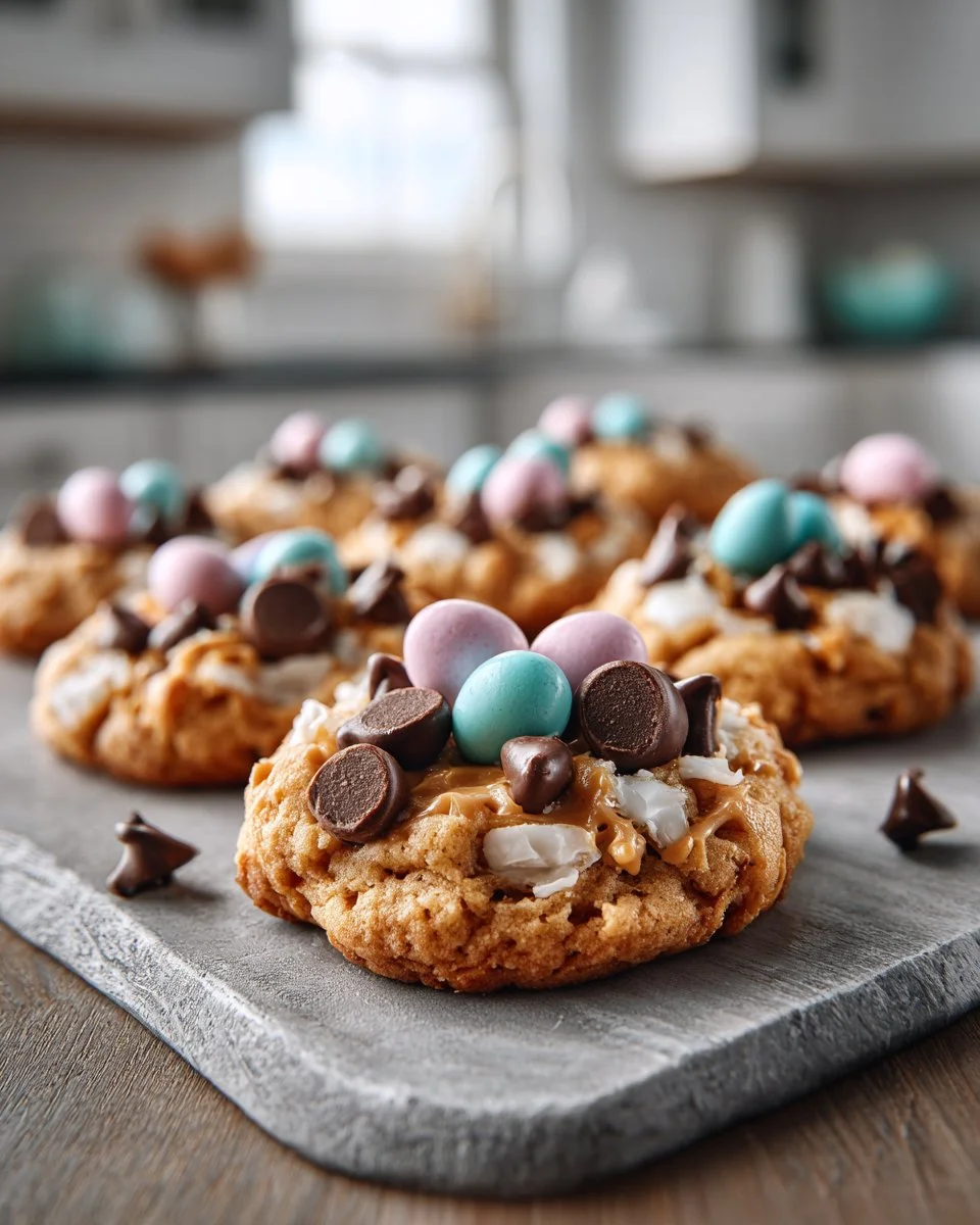 Easter Birds Nest Cookies