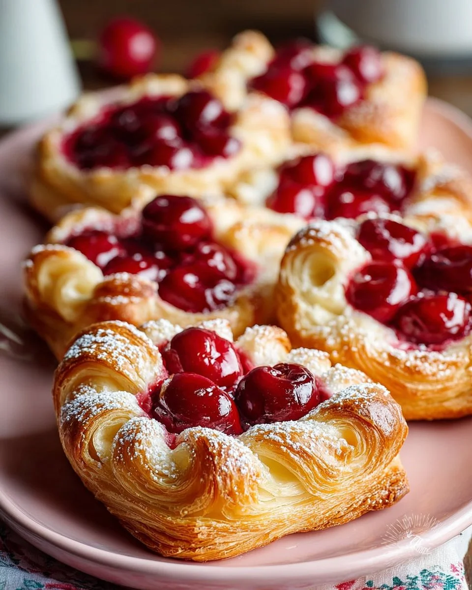 Easy Cherry Cheese Danish