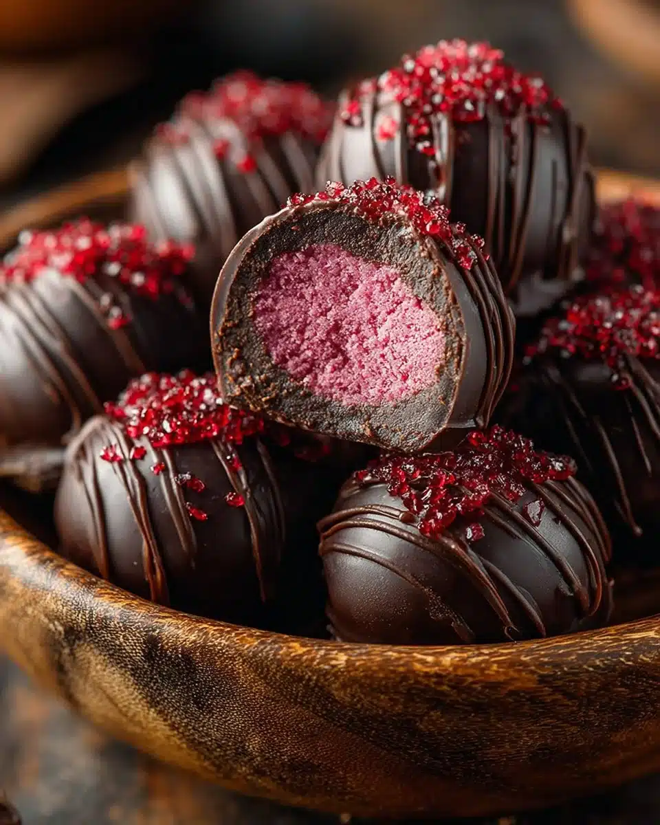Raspberry Truffles
