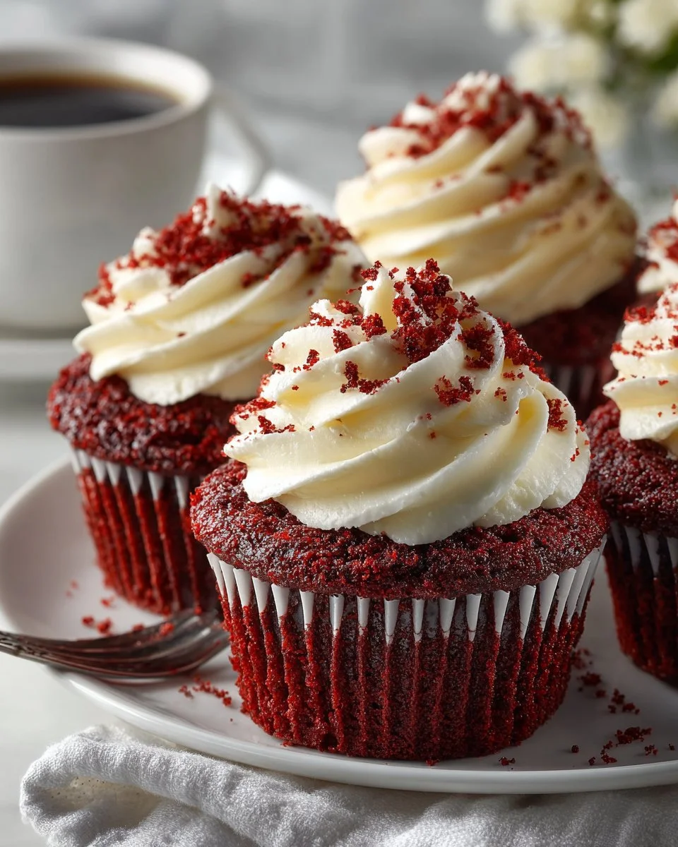 Red Velvet Mini Cakes with Cream Cheese Frosting