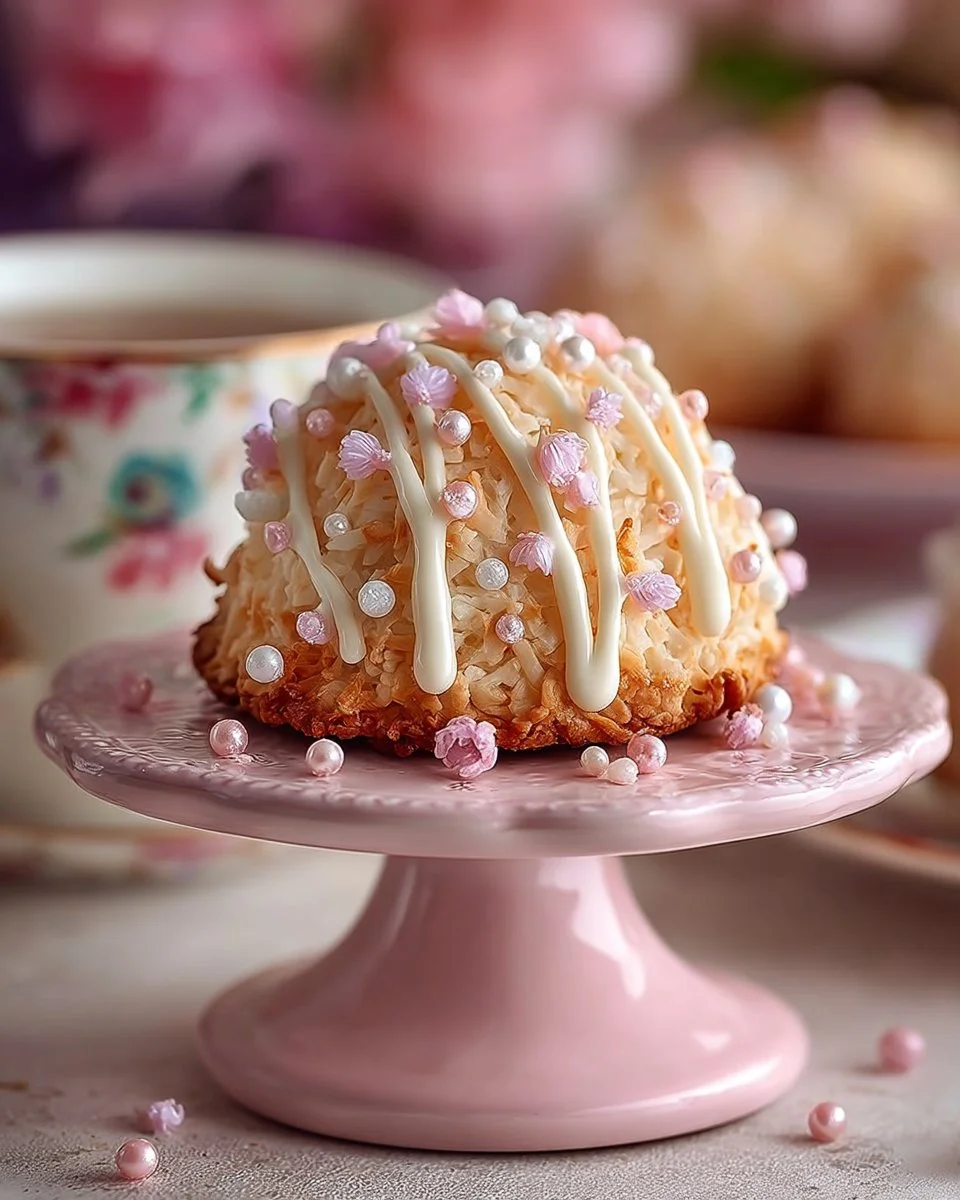 Valentine's Day Coconut Macaroons