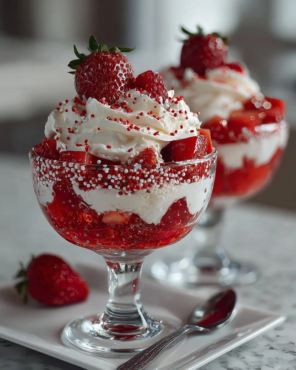 Valentine's Day Jello Parfaits