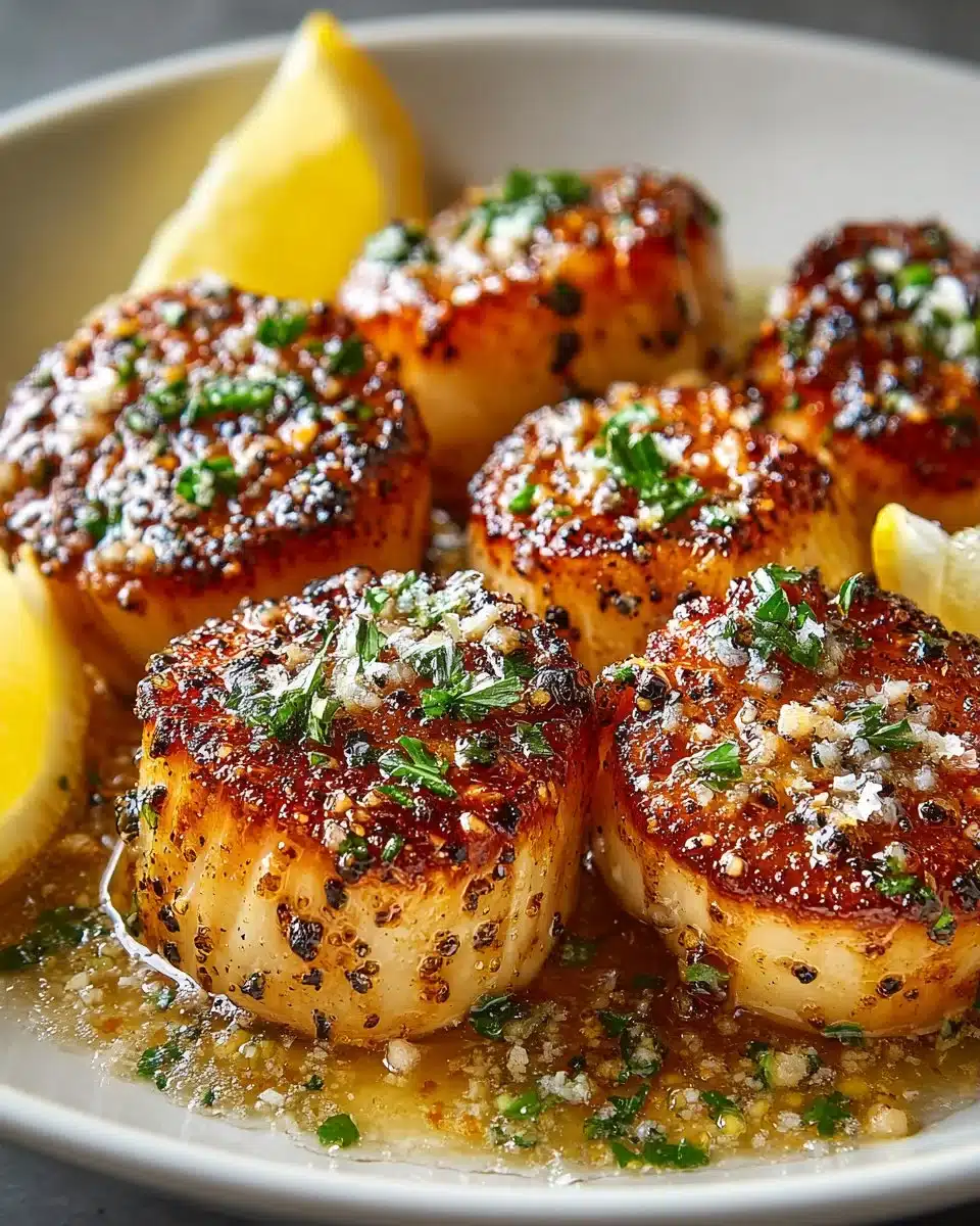 Easy Garlic Butter Scallops