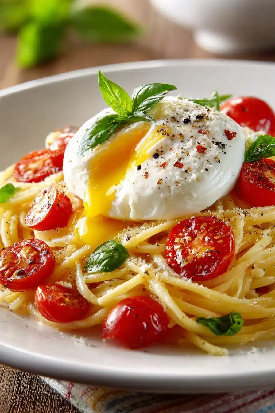 Classic Italian Burrata Pasta