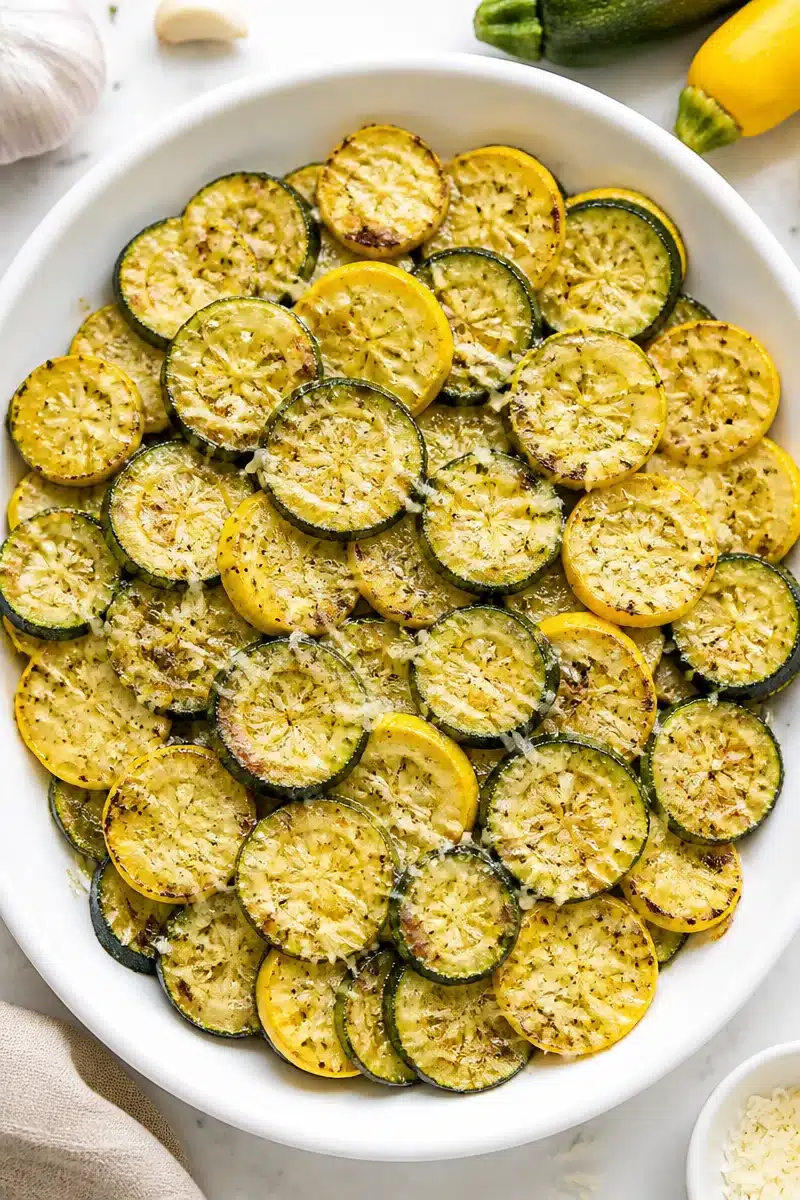 Roasted Garlic Parmesan Squash And Zucchini Recipes